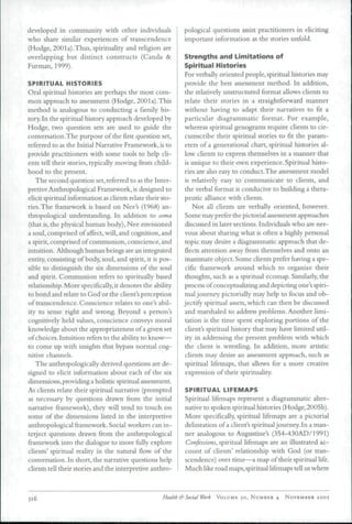 Developing a Spiritual Assessment Toolbox | PDF