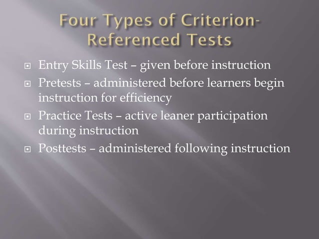 Developing Assessment Instruments Pptx
