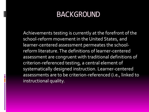 Developing Assessment Instruments | PPT