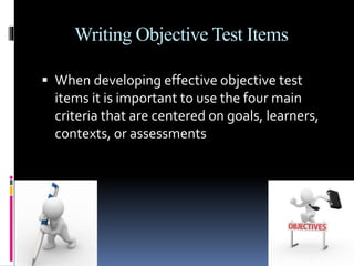 Developing assessment instruments | PPTX