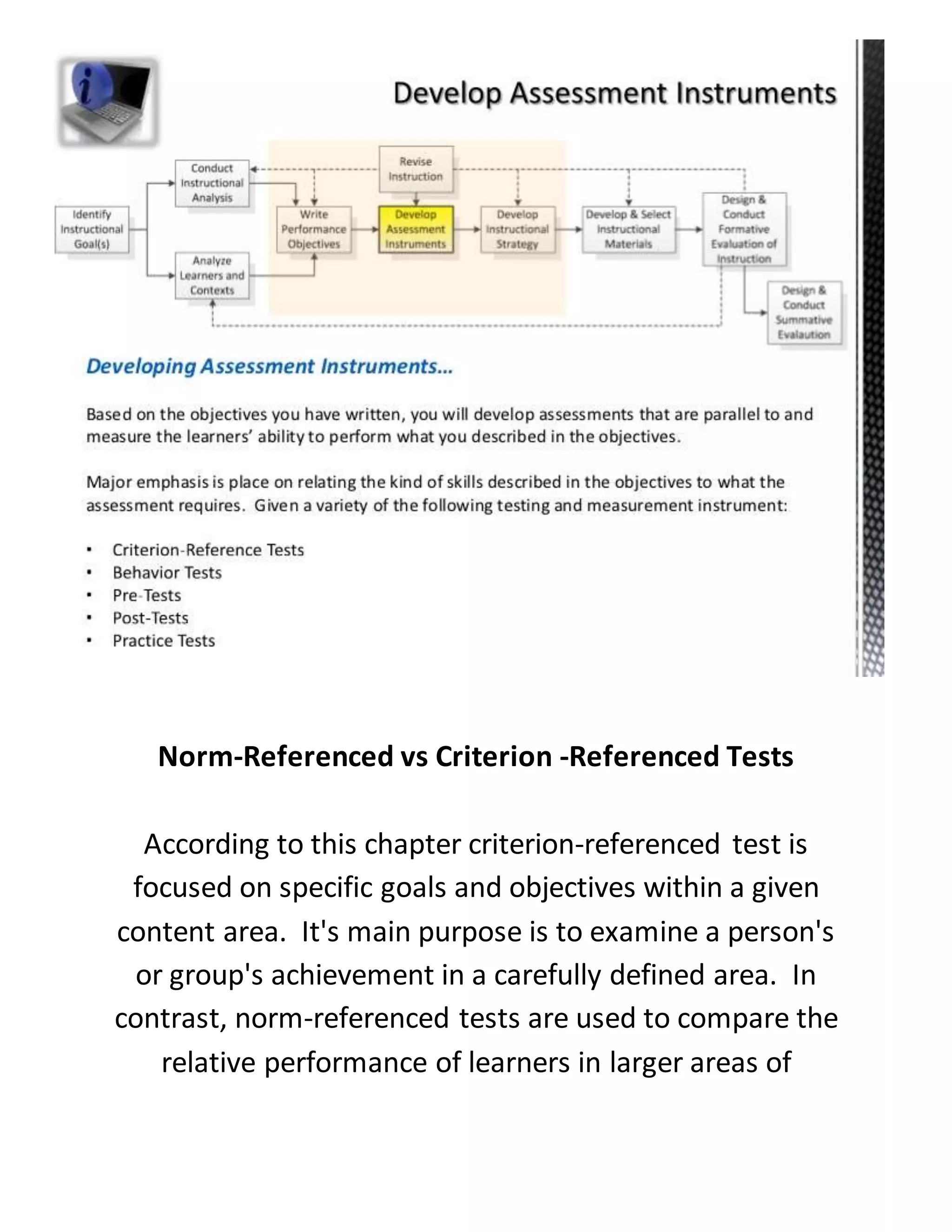 Developing assessment instruments | DOCX