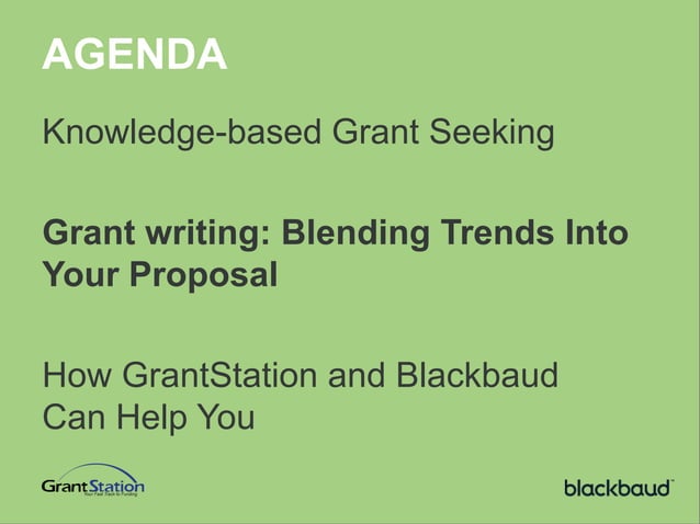 Developing a strong grants program | PPT