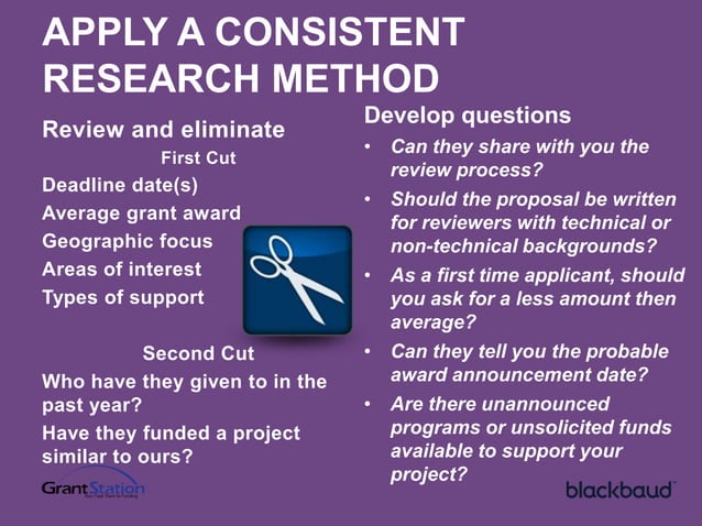 Developing a strong grants program | PPT