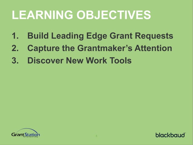 Developing a strong grants program | PPT