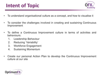 Developing a sustainable CI culture | PPTX