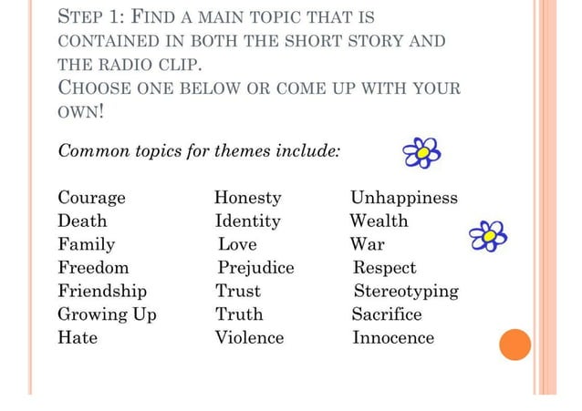 Developing A Thematic Statement | PDF