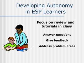 Developing Autonomy in ESP Learners | PPT