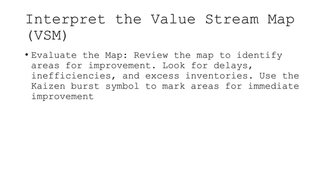 Developing a Value Stream Map-Steps.pptx | Business and Finance