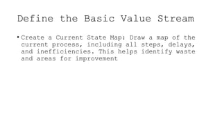 Developing a Value Stream Map-Steps.pptx | Business and Finance
