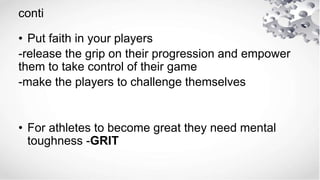 Developing a ‘win’ mentality on athletes (1) | PPTX
