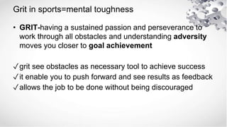 Developing a ‘win’ mentality on athletes (1) | PPTX | Sports