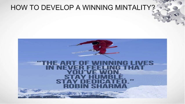 Developing a ‘win’ mentality on athletes (1) | PPTX | Sports