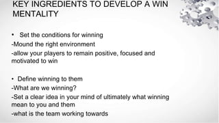 Developing a ‘win’ mentality on athletes (1) | PPTX