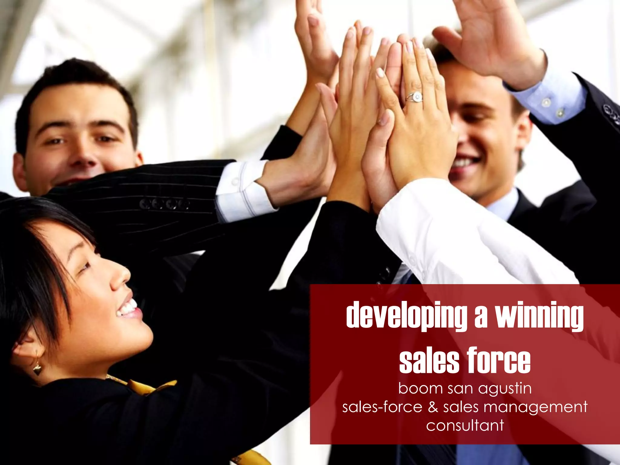 Developing a Winning Sales Force | PPT
