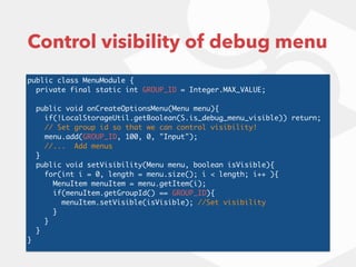 Developing better debug_components | PDF