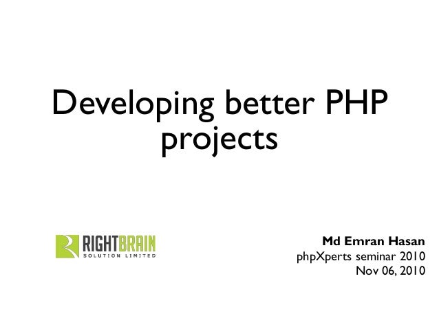 Developing Better Php Projects