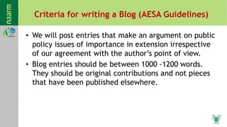 Developing Blogs for information sharing.ppt