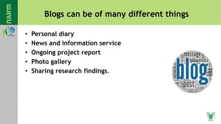 Developing Blogs for information sharing.ppt