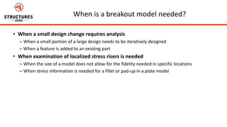Developing Breakout Models in FEMAP (Includes Tutorial Walk-throughs) | PDF