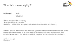 Developing business agility | PPTX