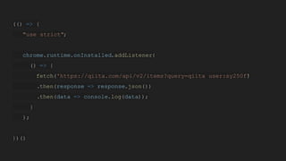 Developing chrome extensions 2021 04-30 | PDF