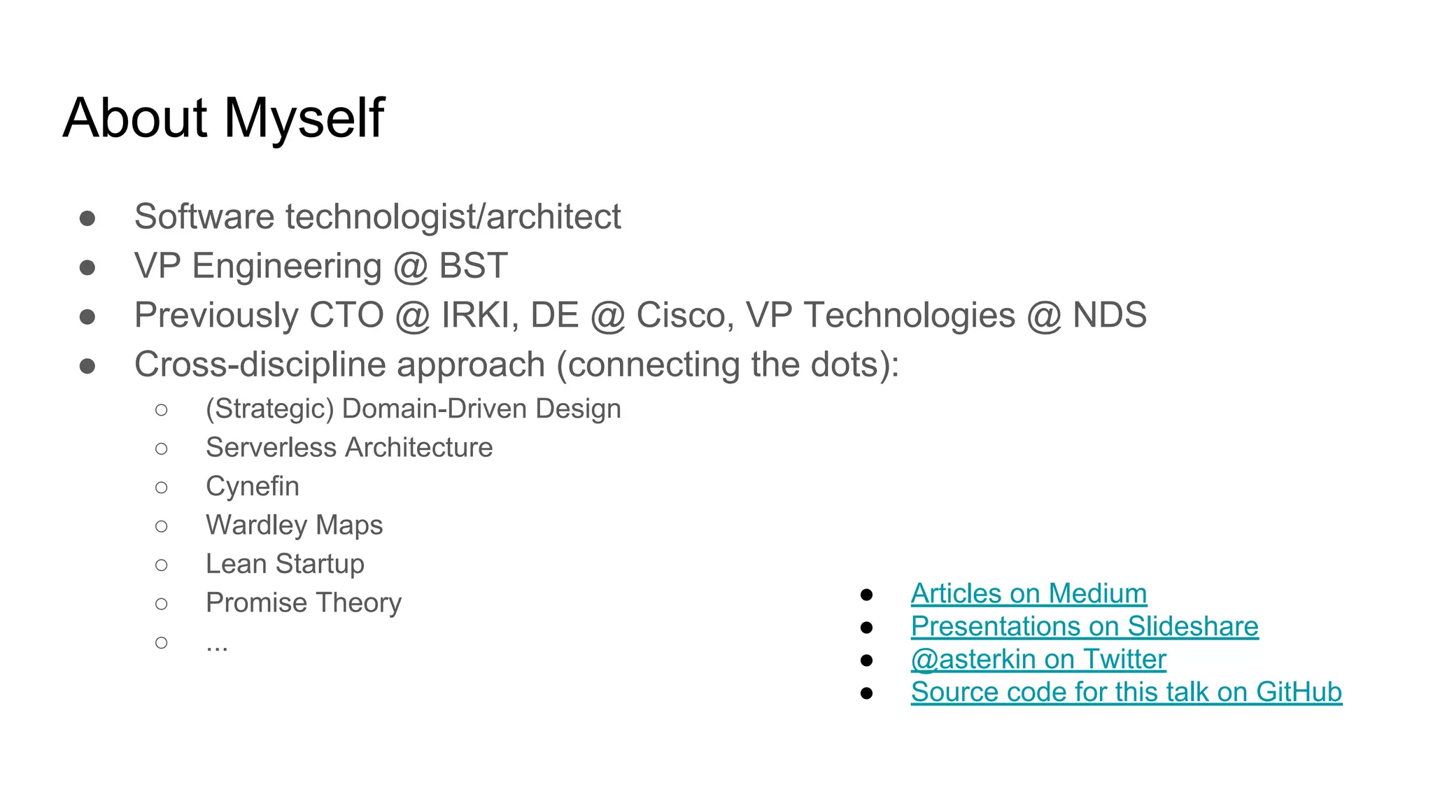 Developing cloud serverless components in Python: DDD Perspective | PPT
