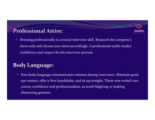 Developing Common Interview Skills Proficiency in Students The Path to ...