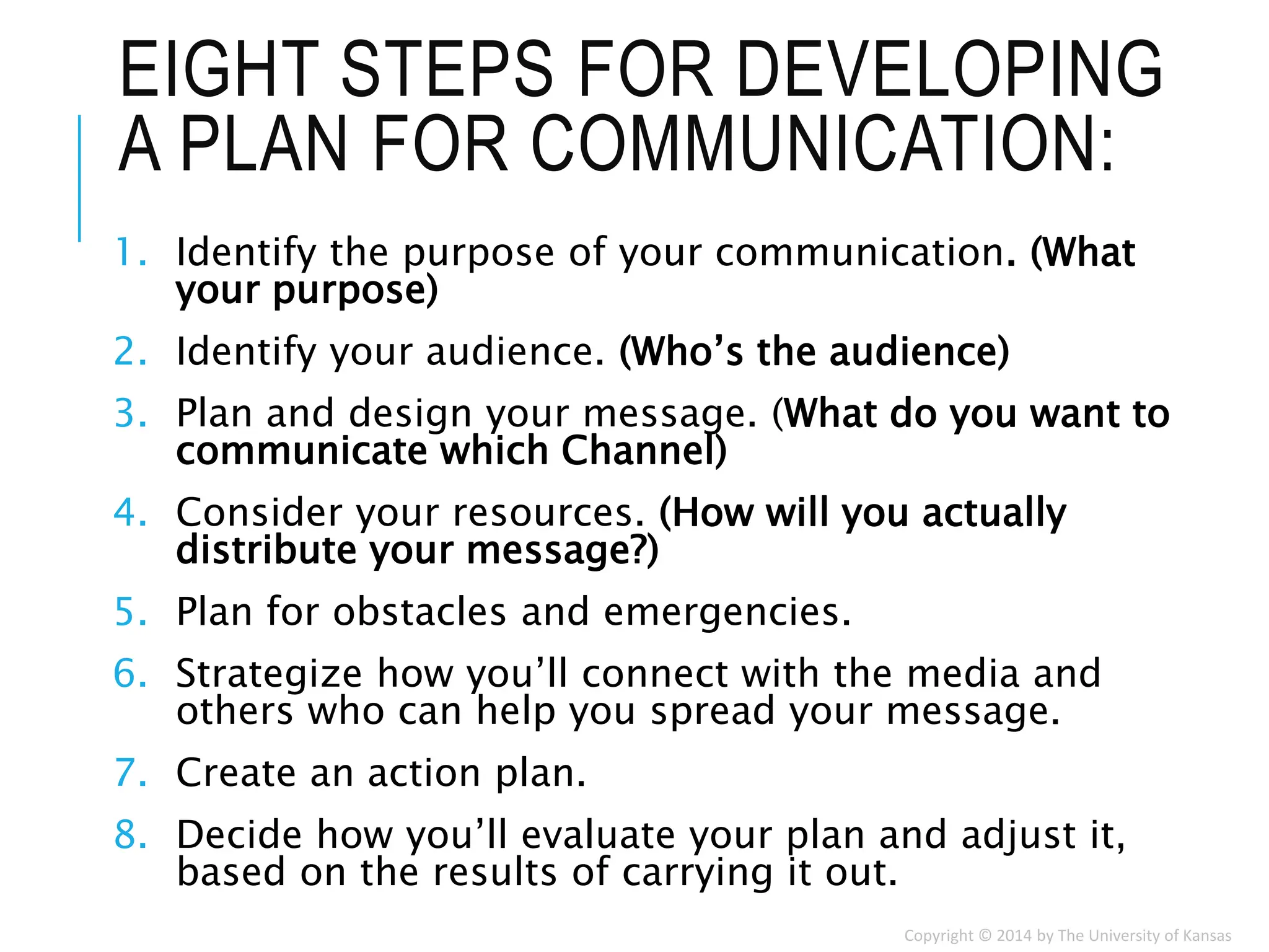 Developing Communication plan is important to succeed. Plan wisely. | PPT