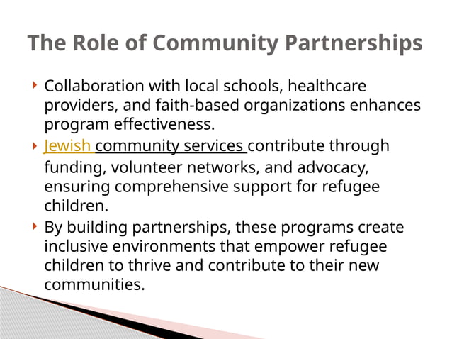 Developing Community-Based Programs for Refugee Children.pptx