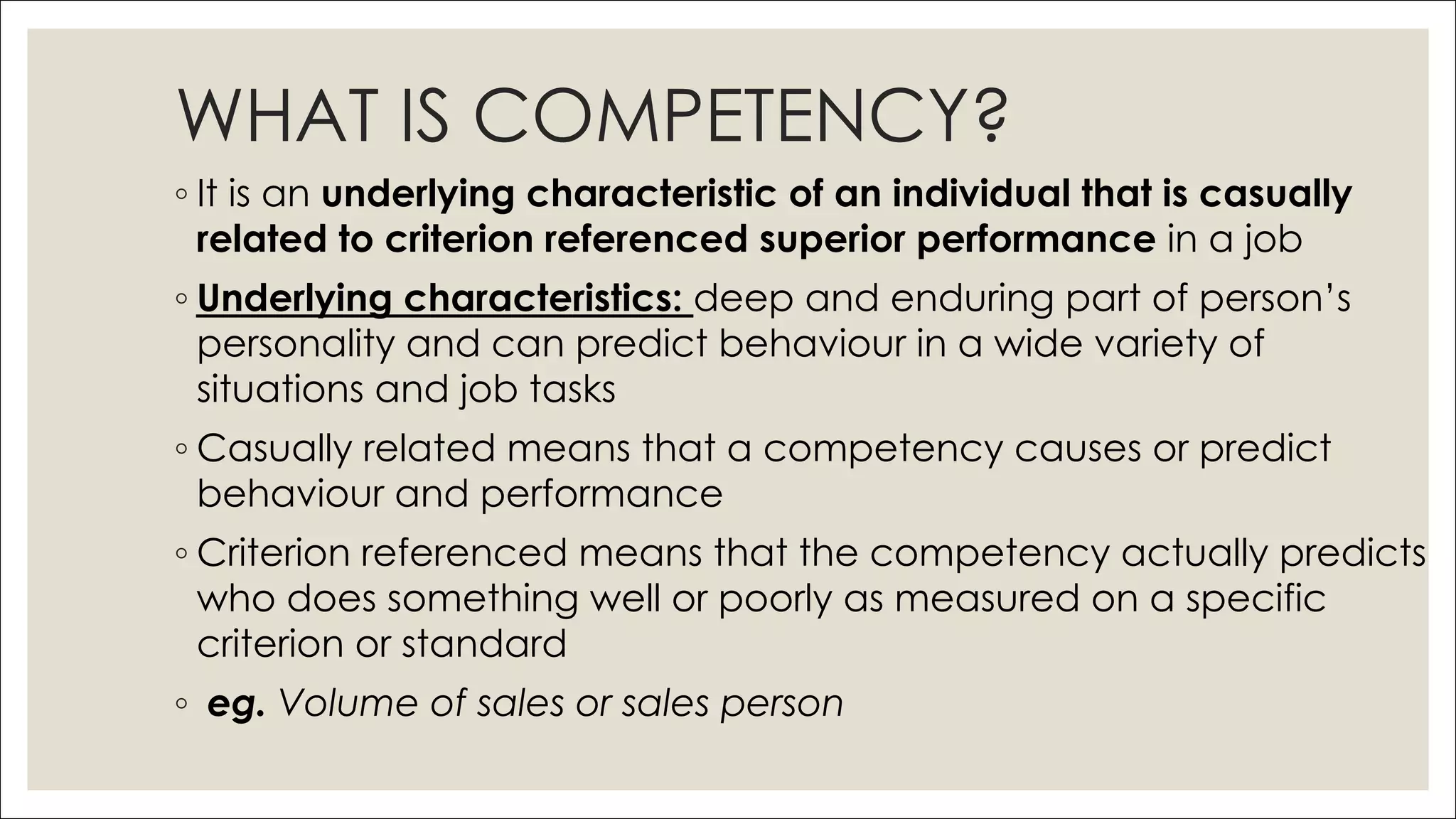 Developing a competency model for Human Resource Manager | PPT