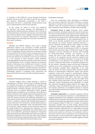 Developing comprehensive health promotion - MedCrave Online Publishing | PDF | Healthcare ...