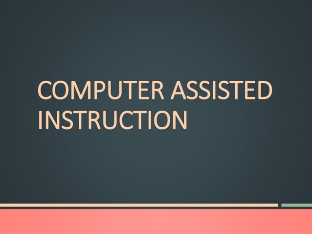 Developing Computer Assisted Instruction in the Pythagorean Theorem | PPTX | Education
