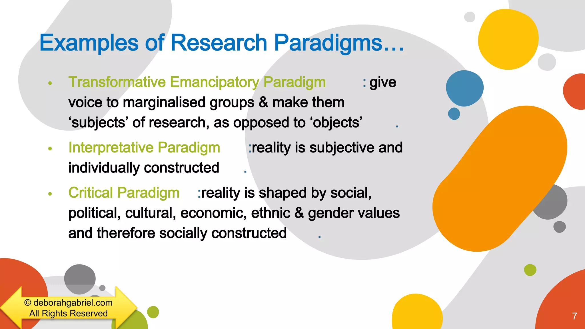 Developing Conceptual Frameworks for Qualitative research | PPT | Free ...