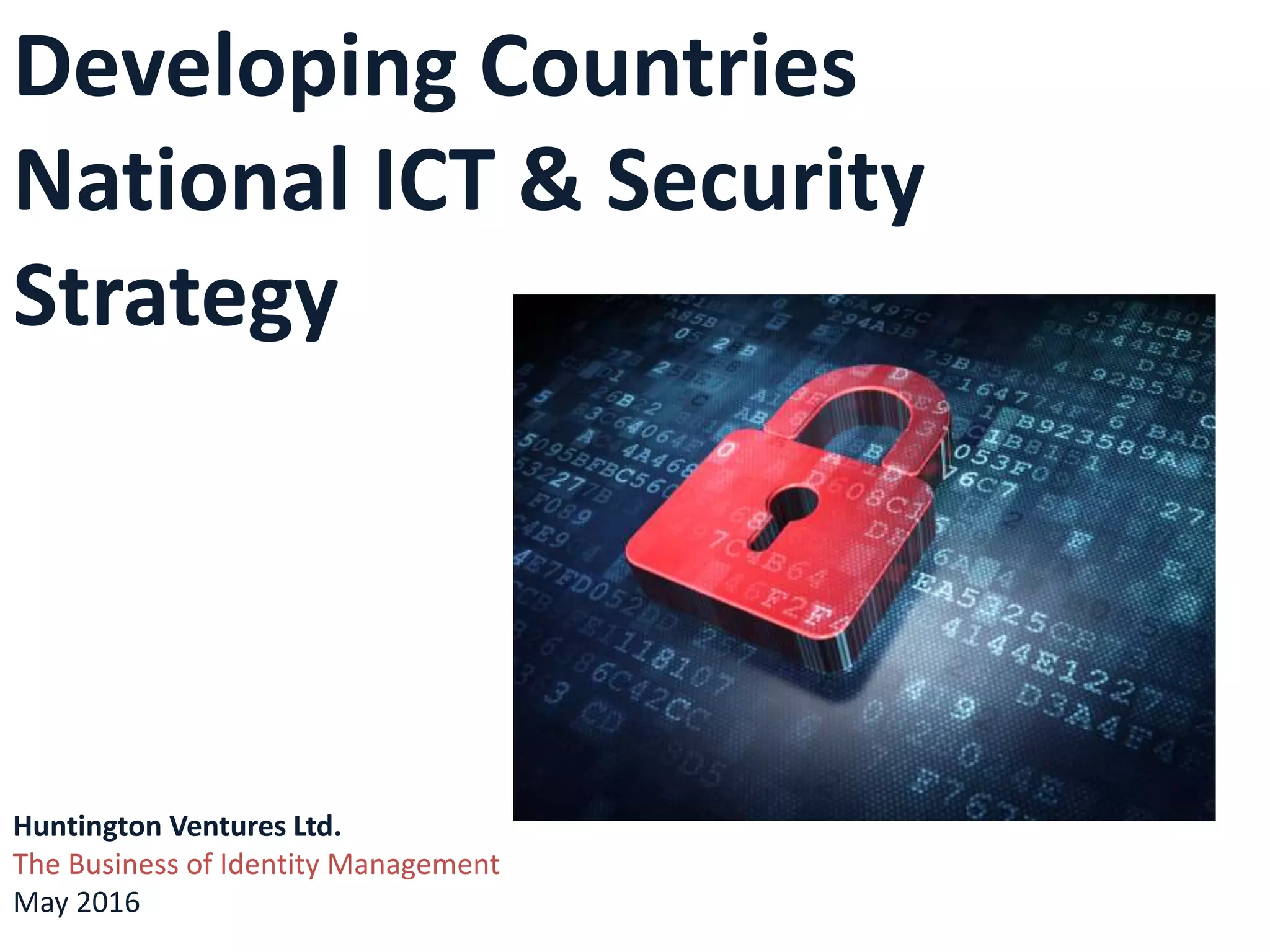 National Identity ICT Defence and Intelligence Strategy | PPTX