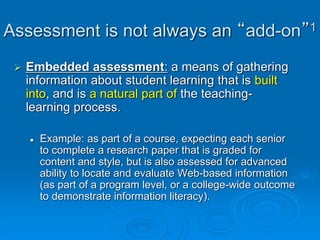 Developing Course-Level Learning Objectives4.ppt