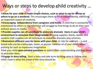 Developing creativity in learners | PPTX