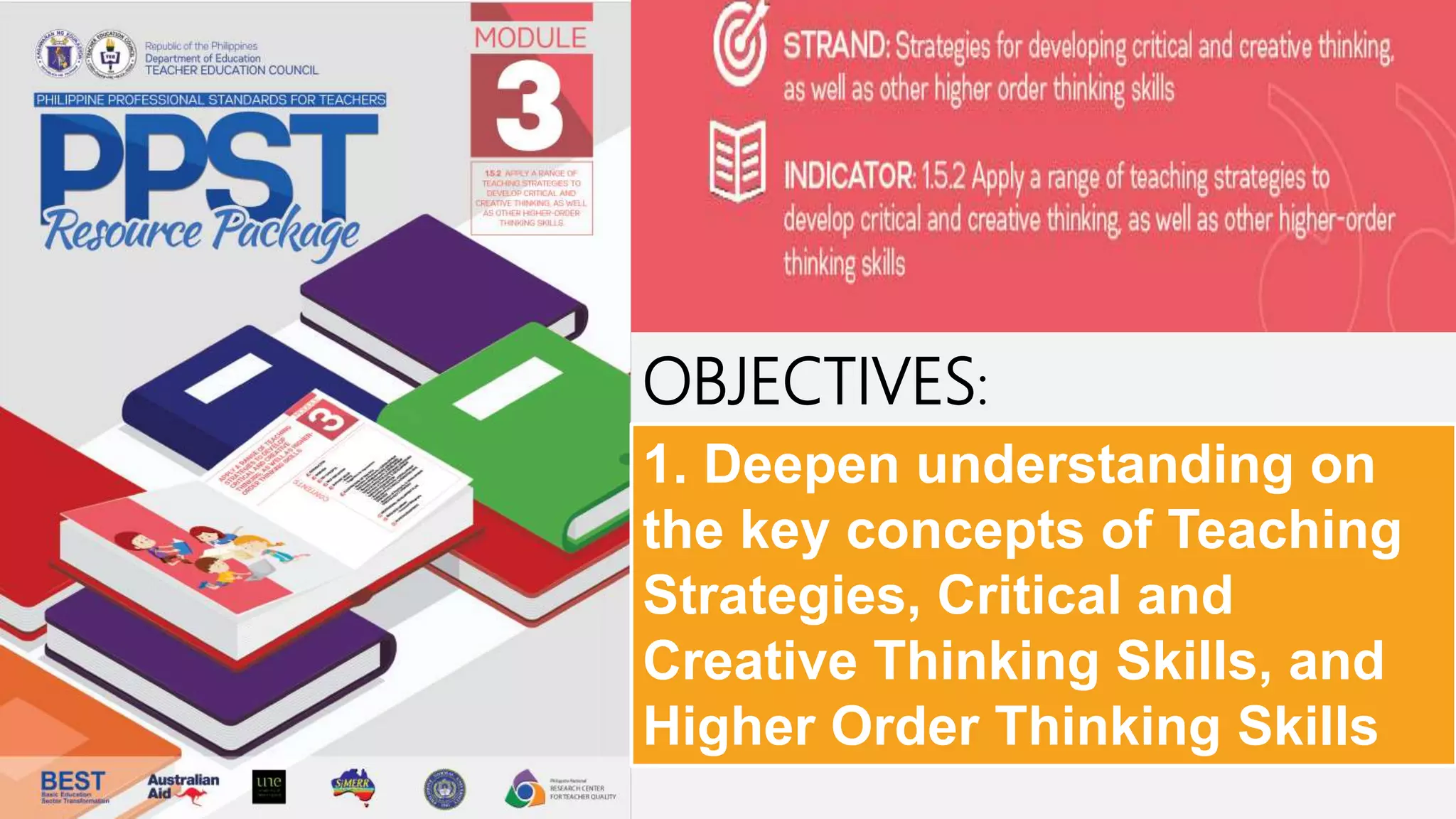 Developing Creative and Critical Thinking and HOTS.pptx