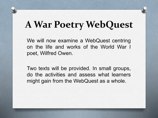 Developing critical thinking with WebQuests | PPT
