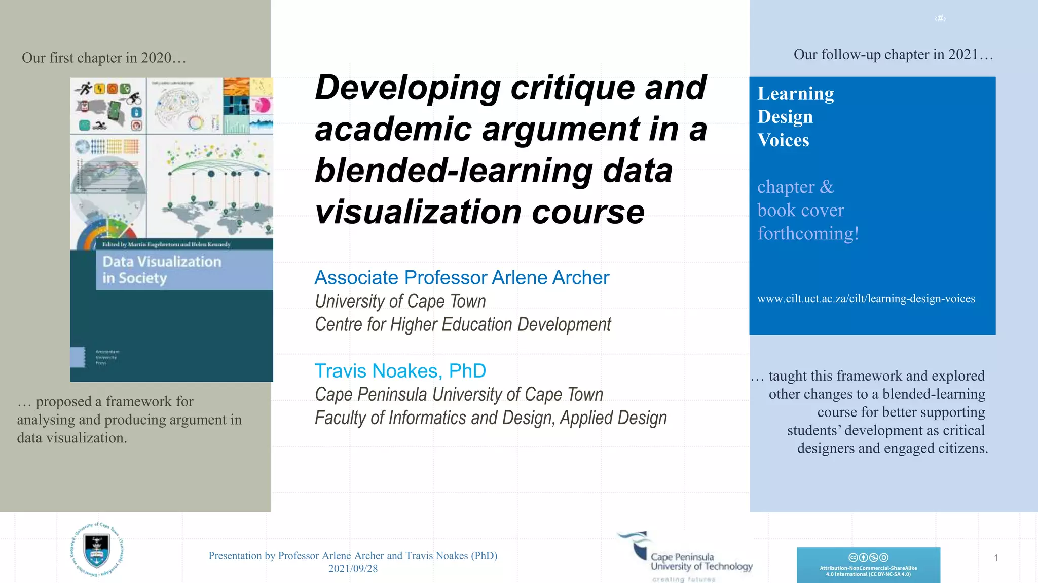 Developing critique and academic argument in a blended-learning data ...