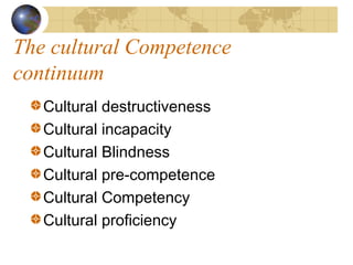 Developing cultural competence | PPT