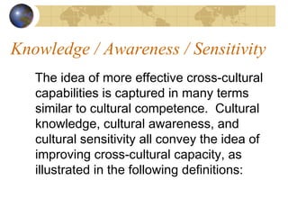 Developing cultural competence | PPT