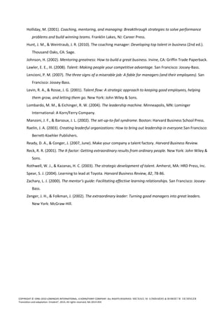 Developing direct reports and others bg | PDF