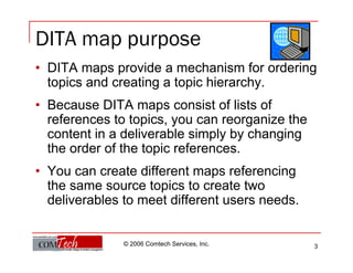 Developing dita maps | PDF