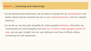 Developing dual awareness.pptx | Healthy Living