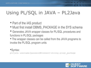 Developing e commerce-apps_oracle_and_java | PPT | Databases | Computer Software and Applications