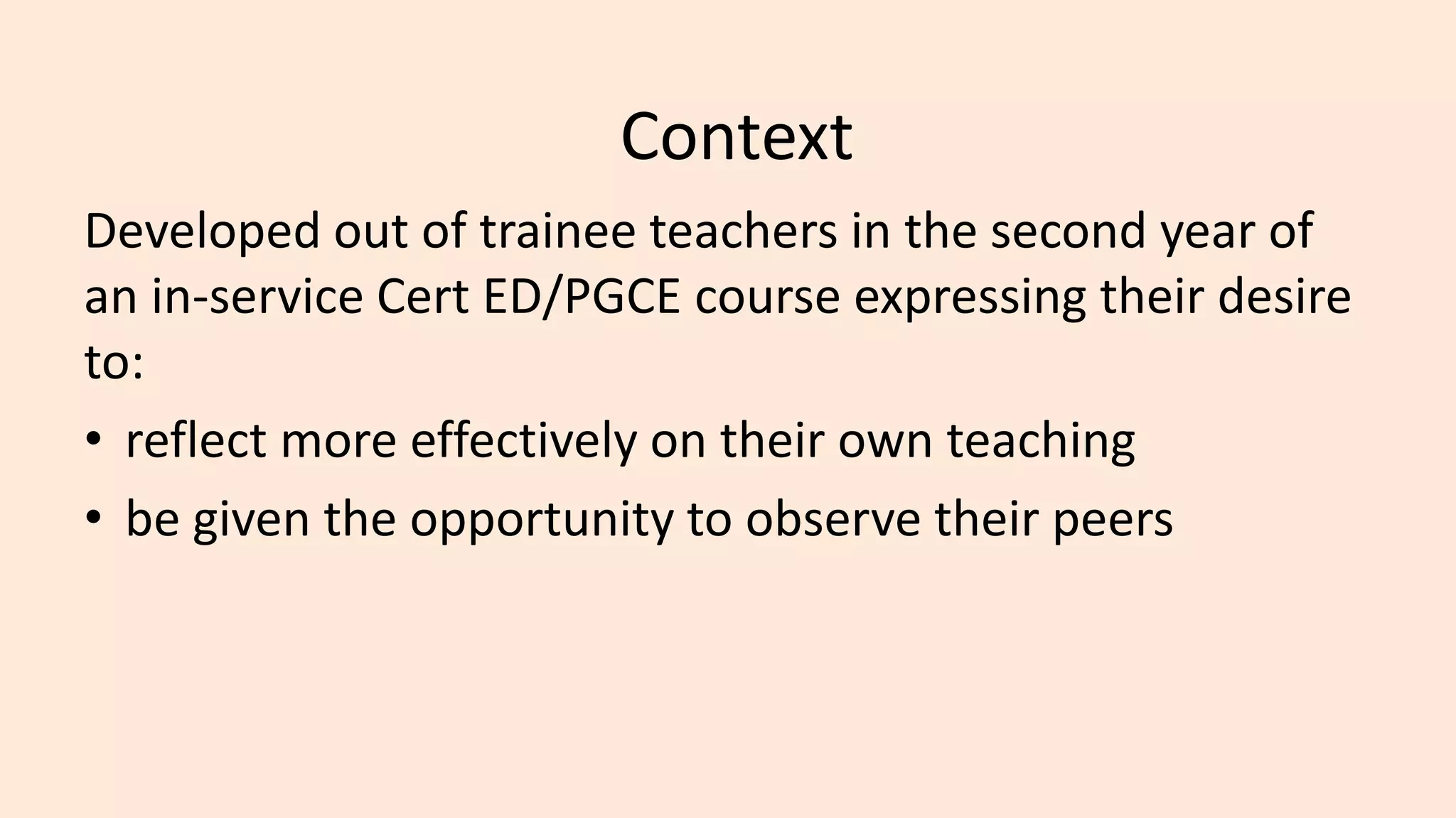 Developing e-communities of practice | PPT