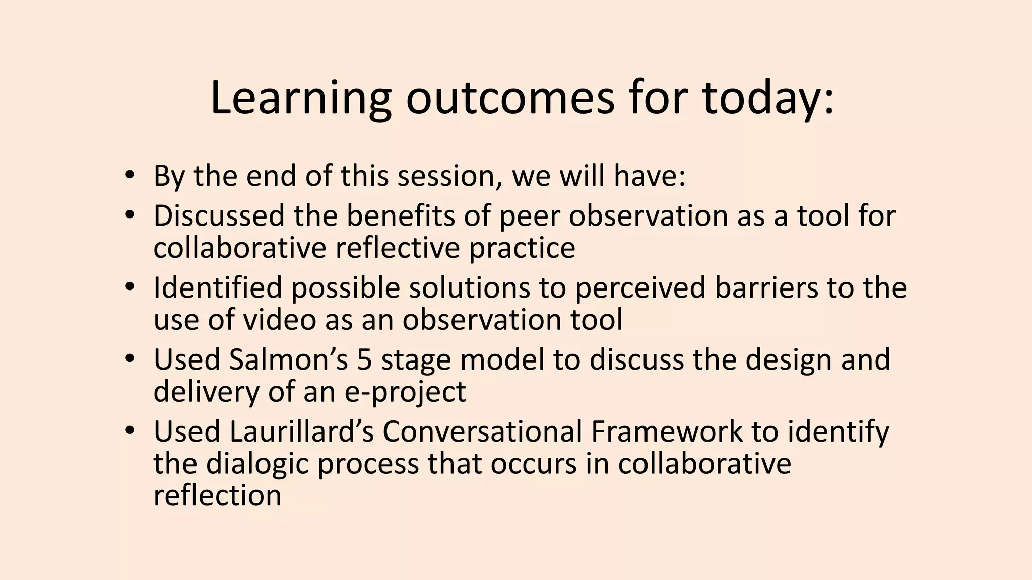 Developing e-communities of practice | PPT