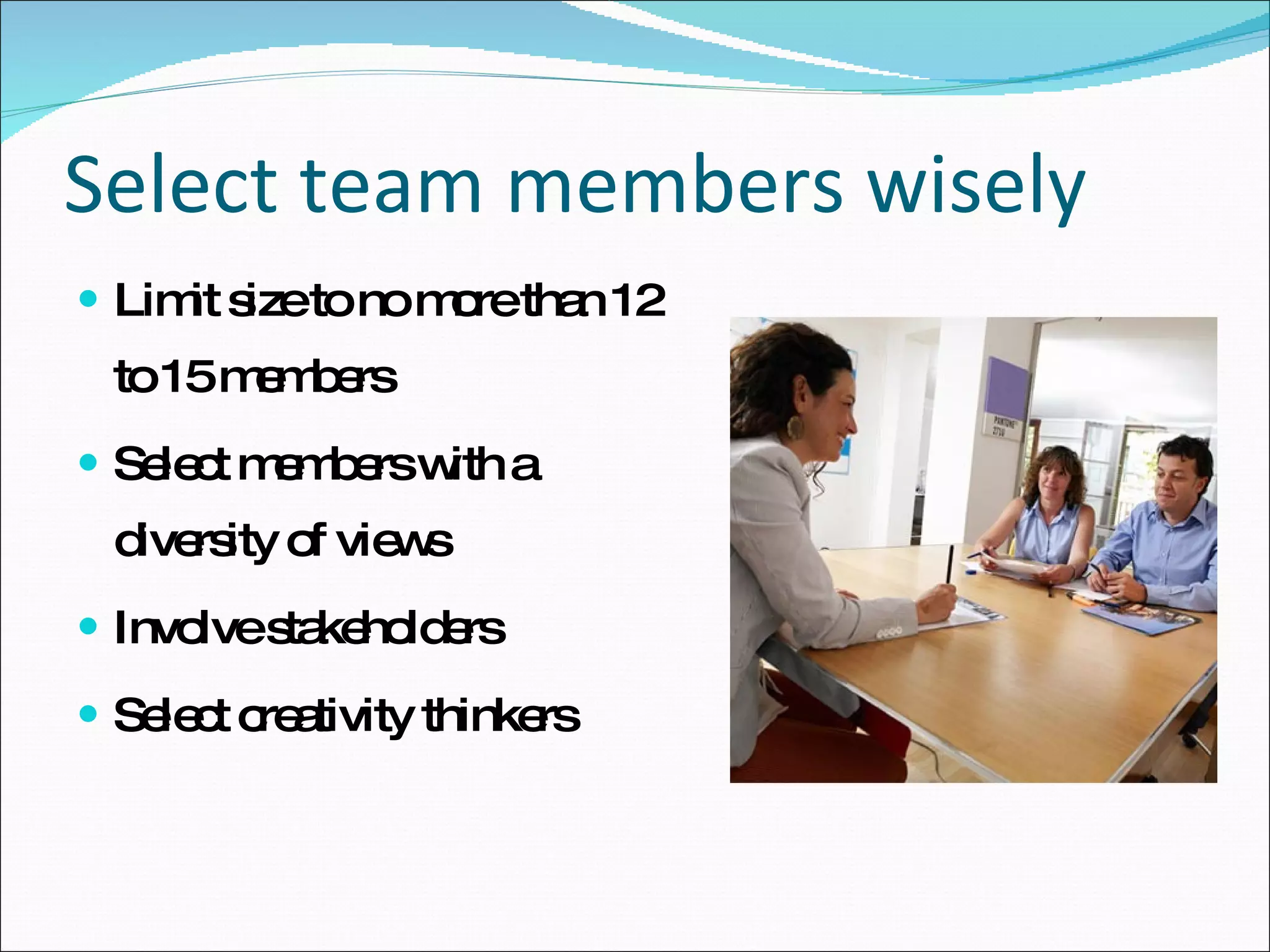 Developing An EffectiveTeam | PPT