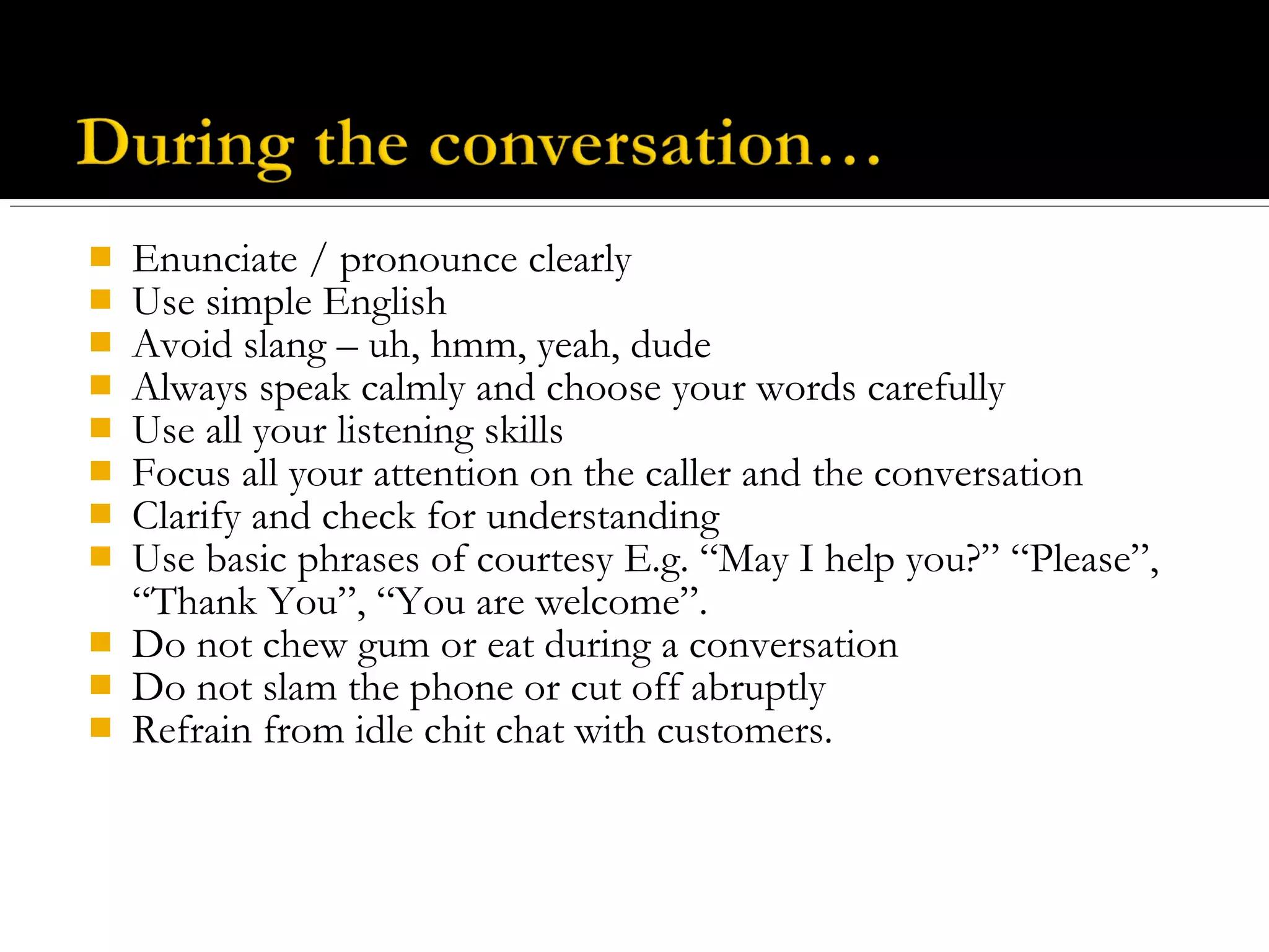 Developing effective communication skills | PPT