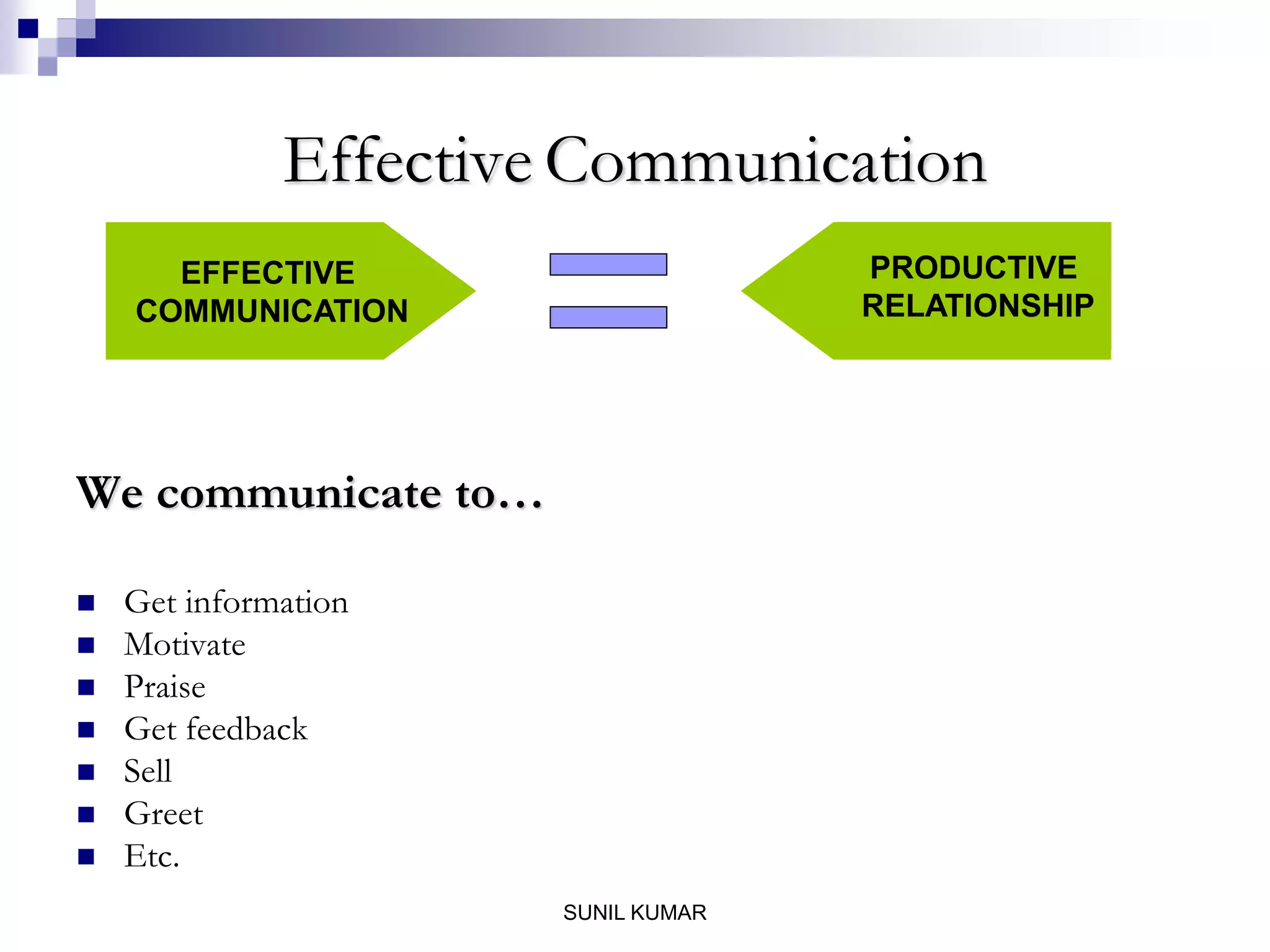 Developing effective communication skills | PPT